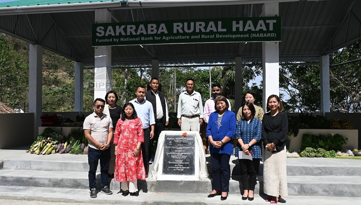 RURAL HAAT INAUGURATED AT SAKRABA | DIPR Nagaland-Department of Information & Public Relations ...